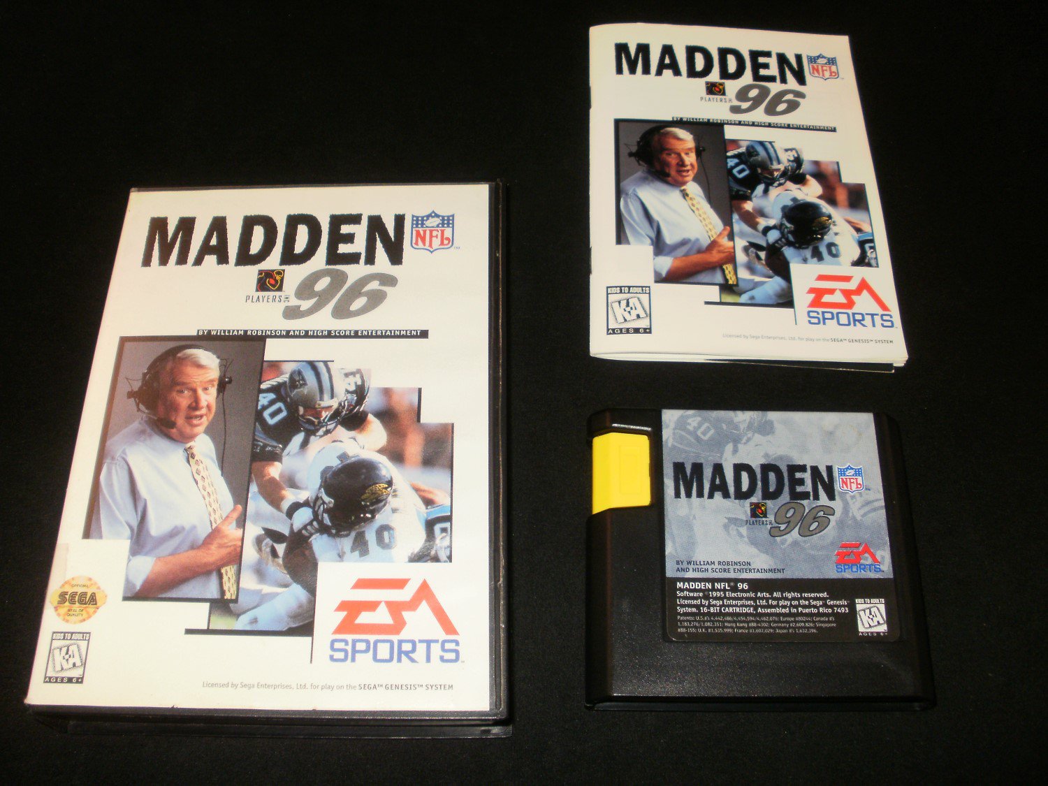 Madden NFL 96 - Sega Genesis - Complete CIB