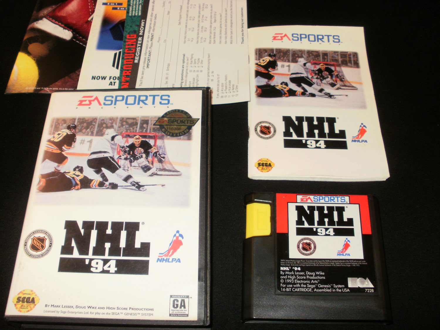 NHL 94 - Sega Genesis - Complete CIB - Limited Edition Version - Rare