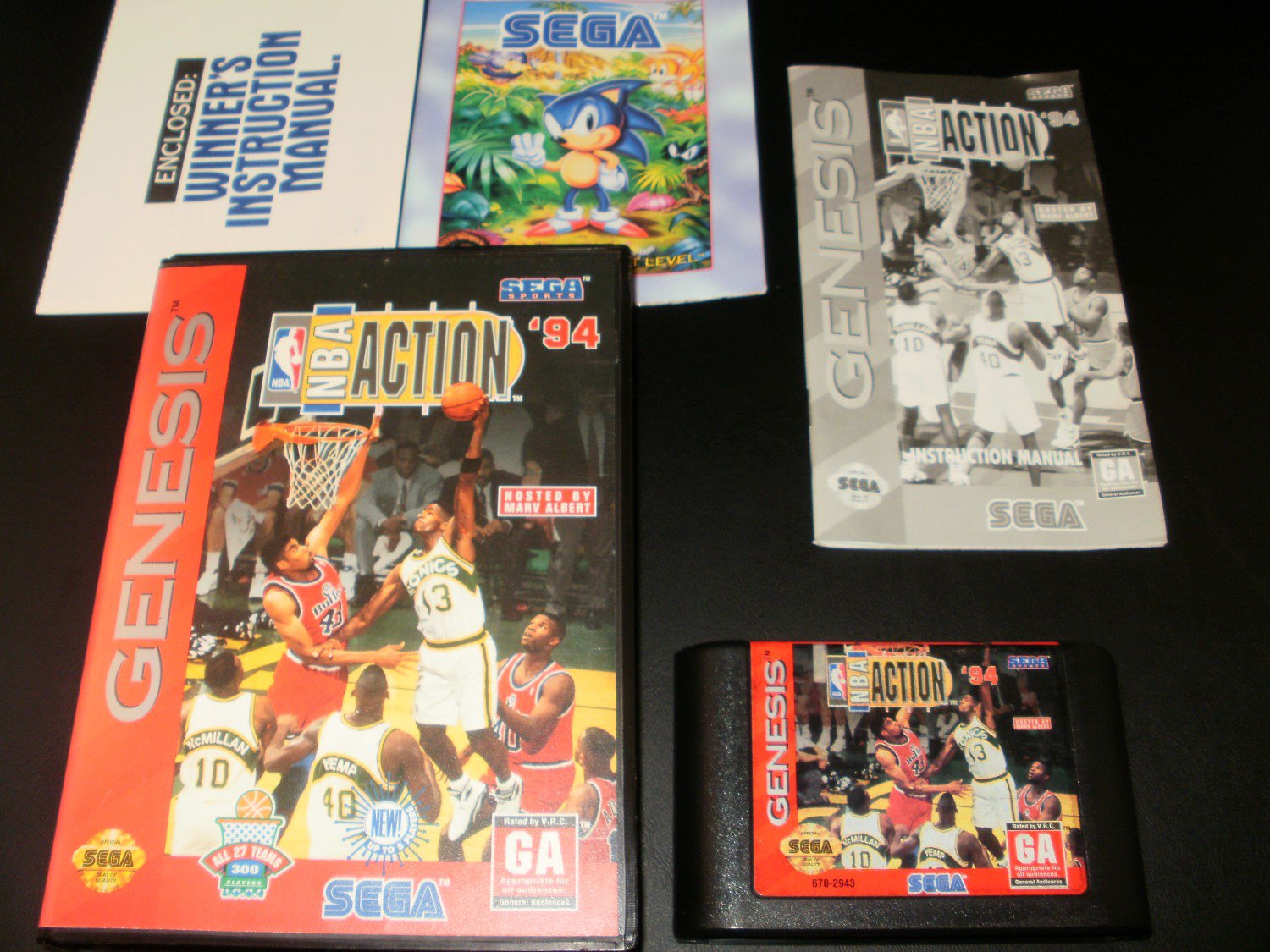 NBA Action 94 - Sega Genesis - Complete CIB