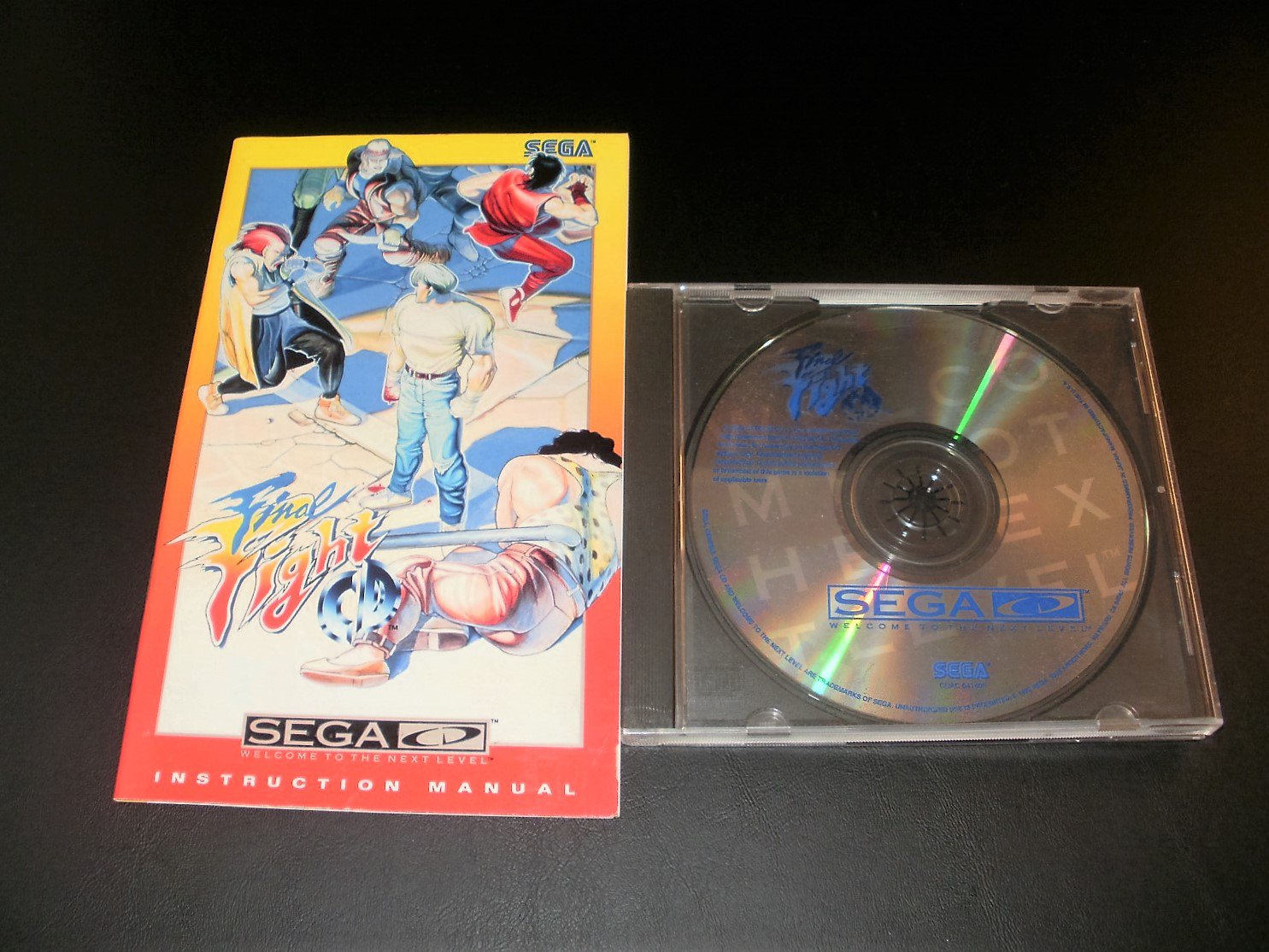 Final Fight CD - Sega CD - With Manual - Rare