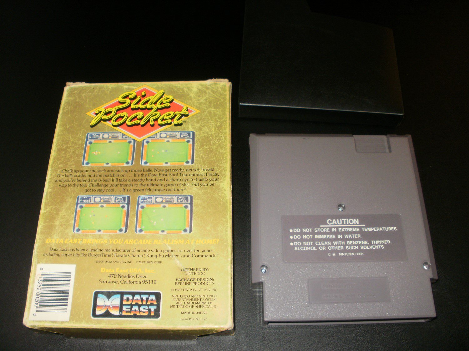 Side Pocket - Nintendo NES - With Box