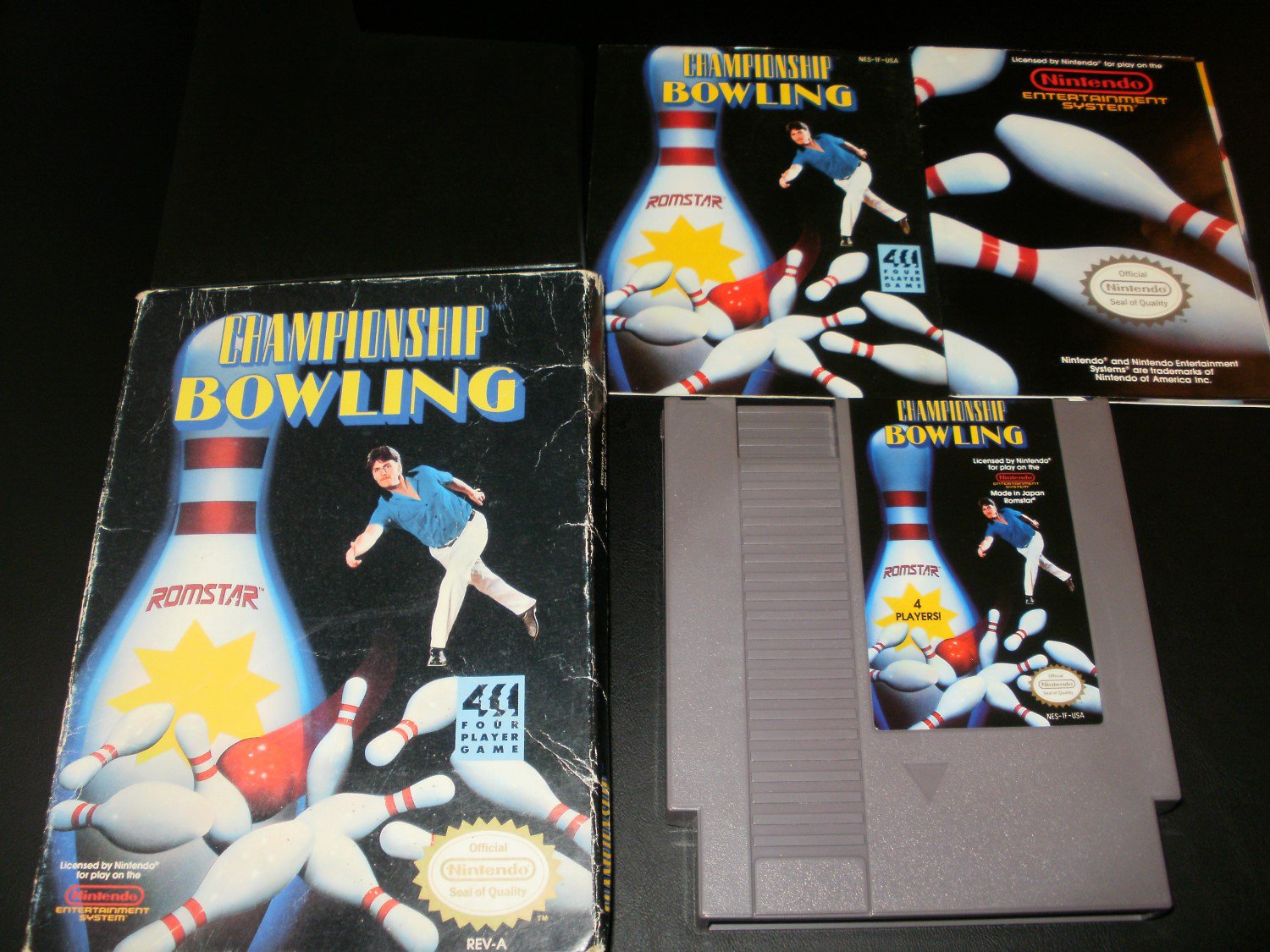 Championship Bowling - Nintendo NES - Complete CIB