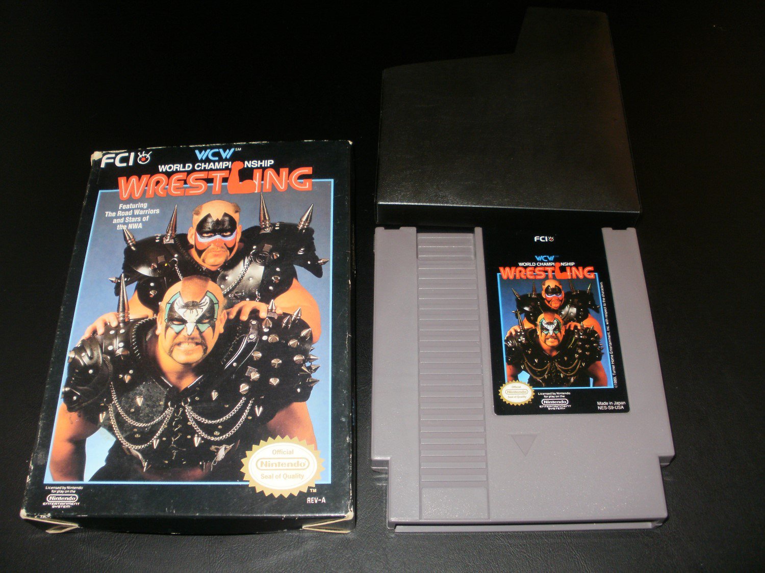 WCW World Championship Wrestling - Nintendo NES - With Box
