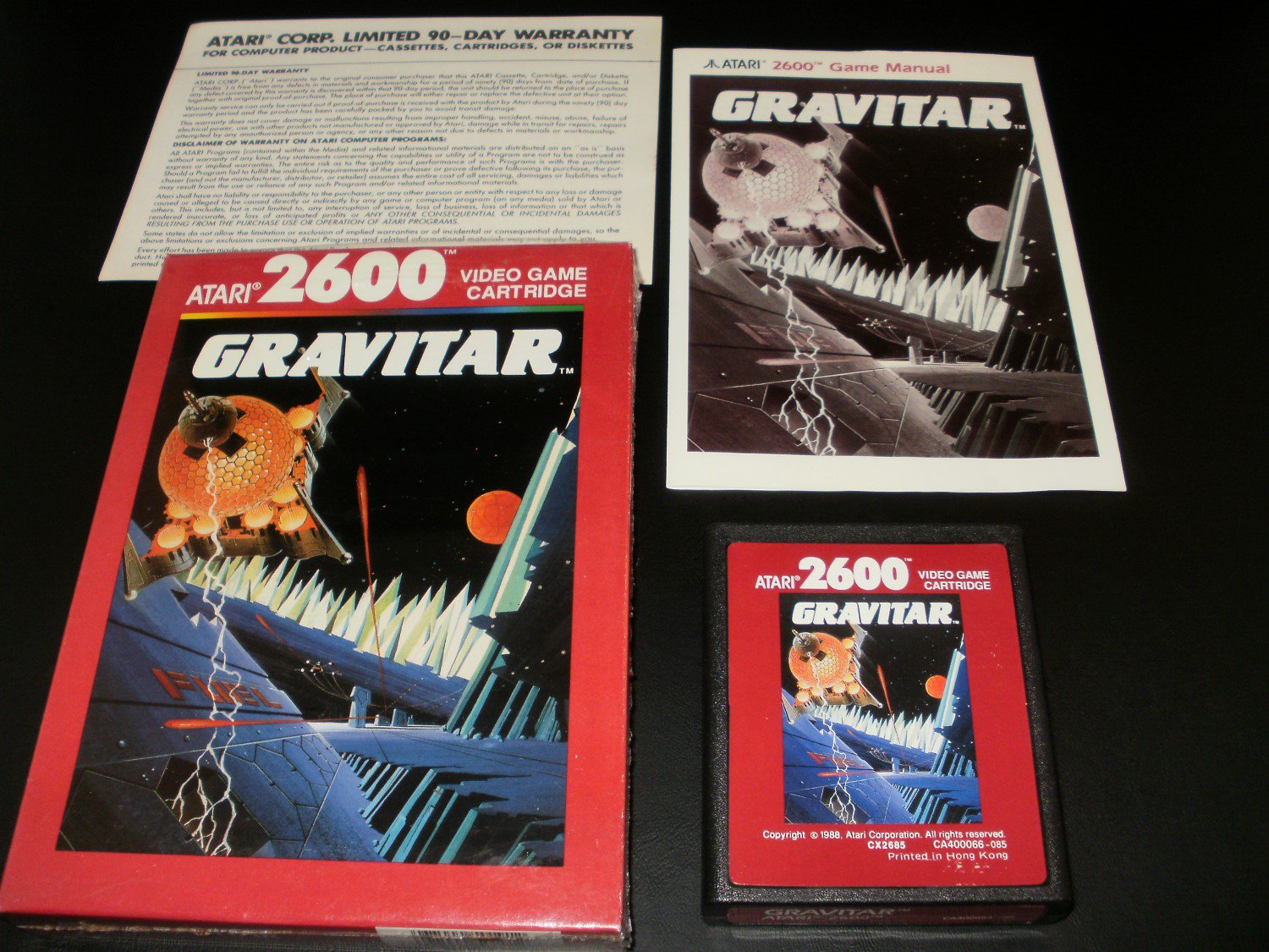 Atari 2600 Logo Gravitar