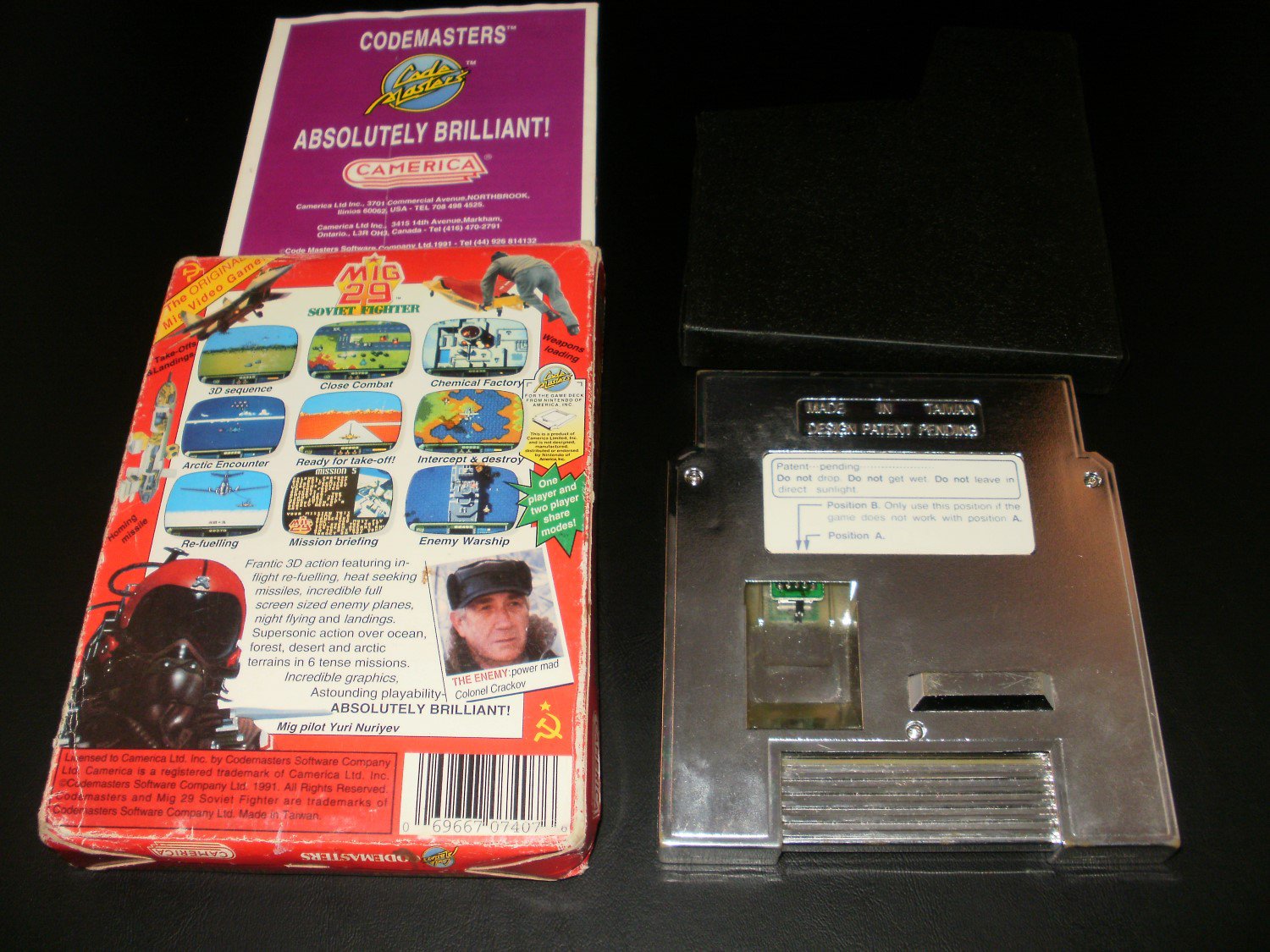 MiG 29 Soviet Fighter - Nintendo NES - Complete CIB