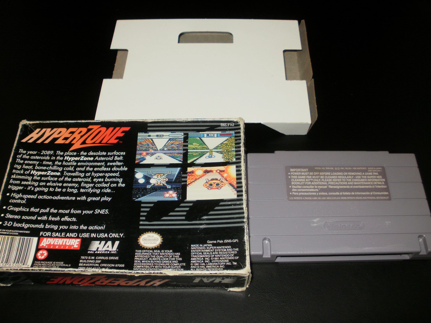 HyperZone - SNES Super Nintendo - With Box