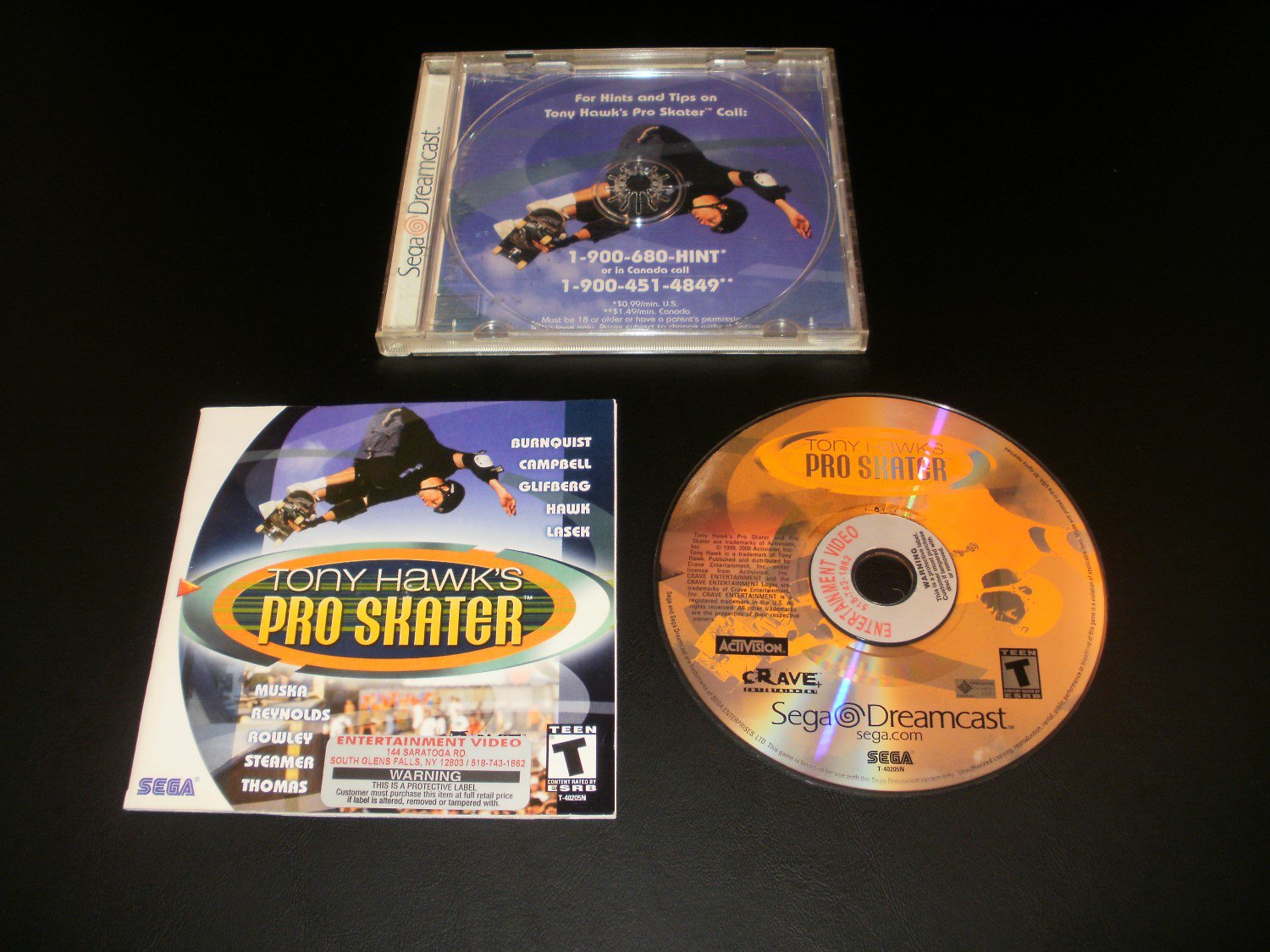 Tony Hawk's Pro Skater - Sega Dreamcast - Complete CIB