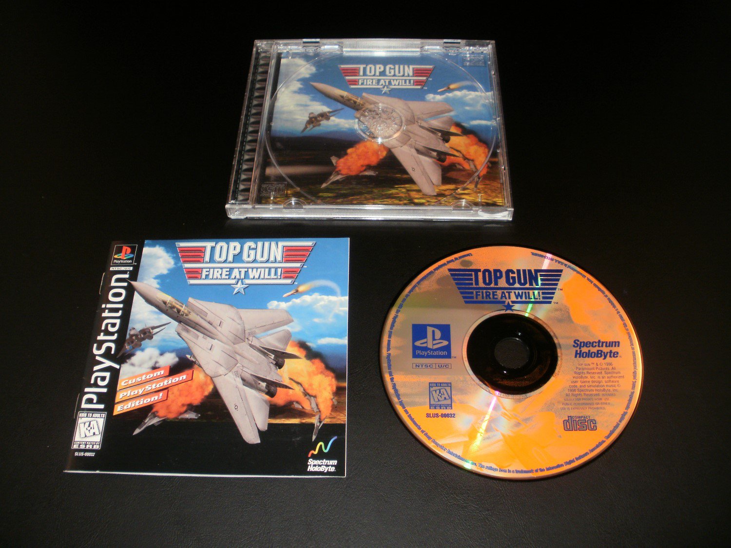 Top Gun Fire at Will - Sony PS1 - Complete CIB