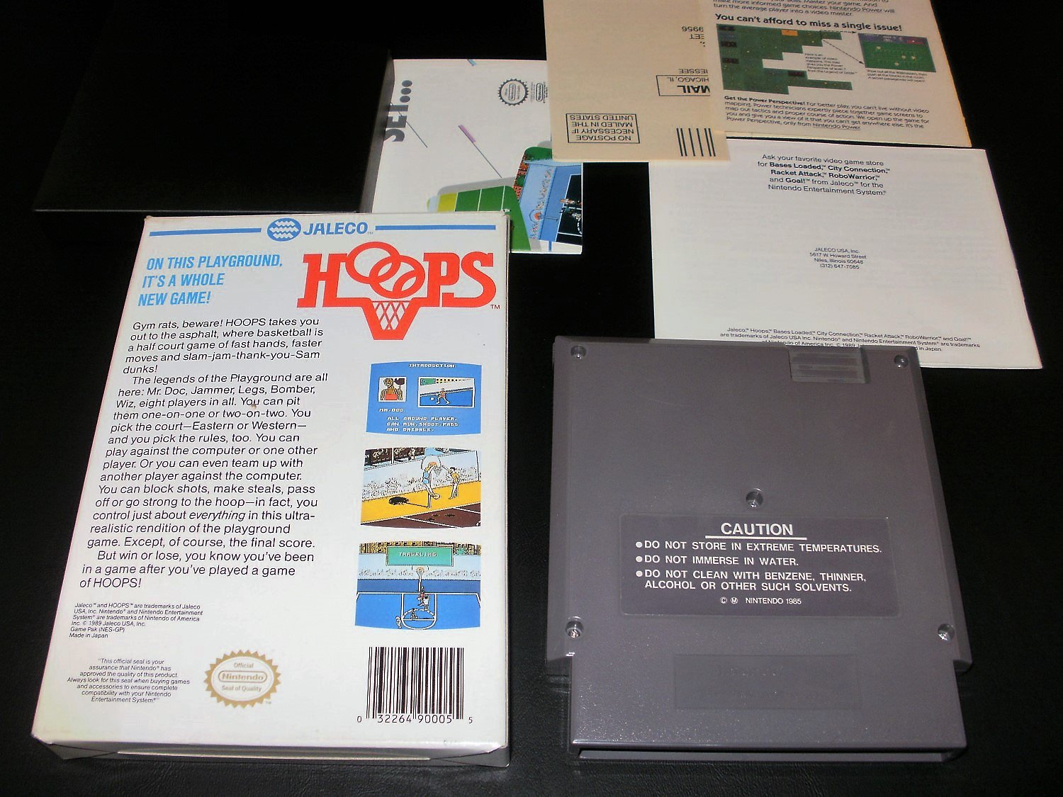 Hoops - Nintendo NES - Complete CIB