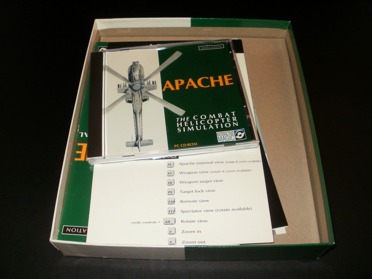 Apache - 1995 Interactive Magic - IBM PC - Complete CIB
