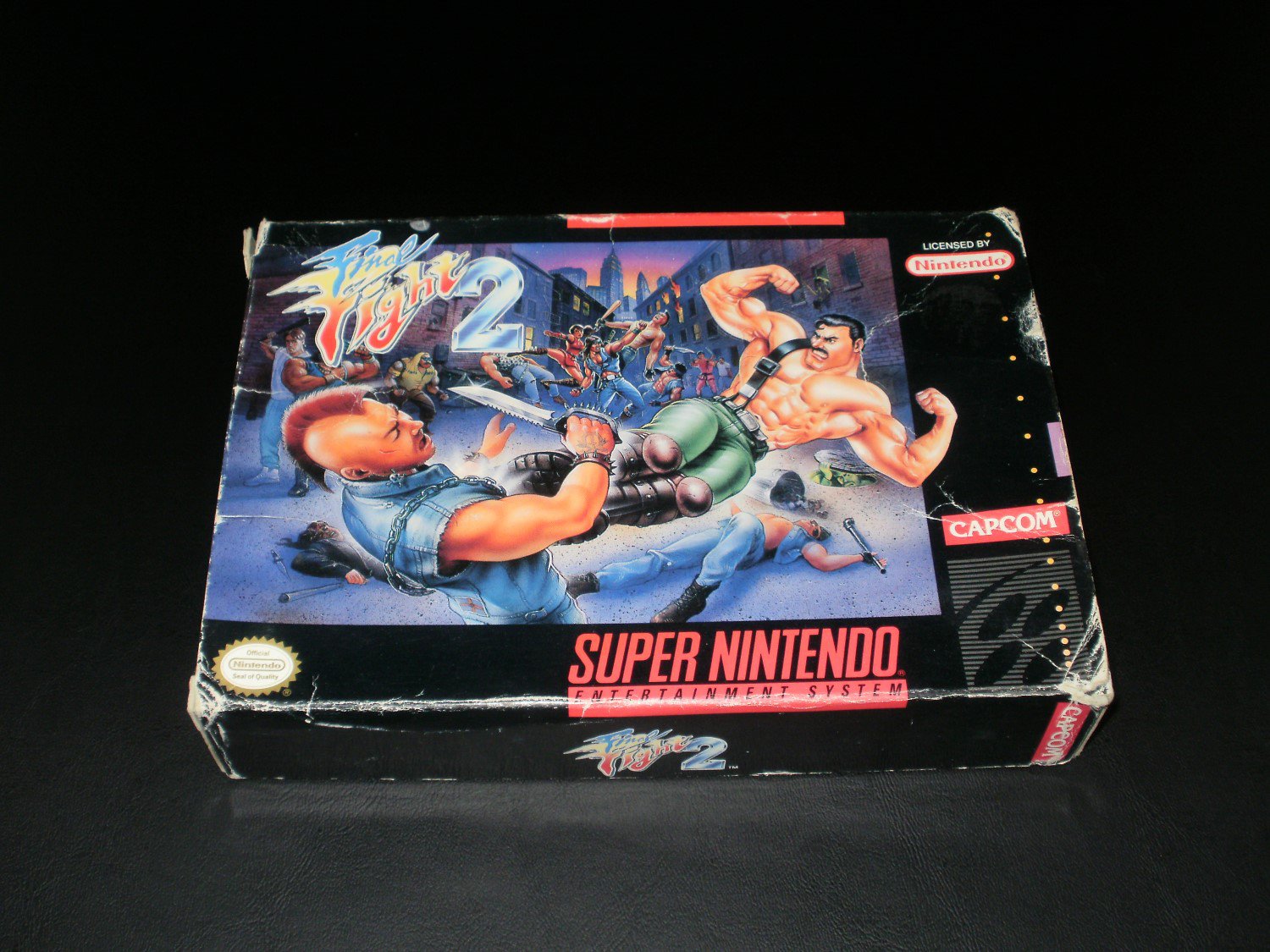 Final Fight 2 - SNES Super Nintendo - Box Only No Game - Rare