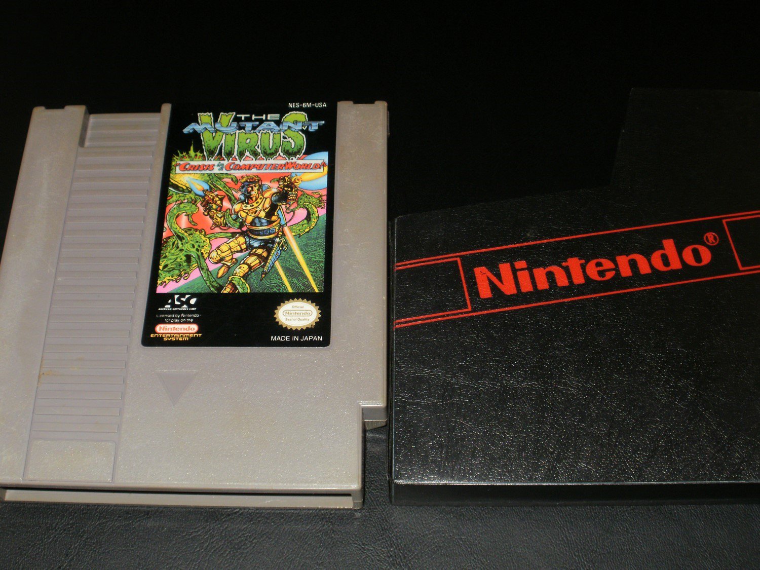 Mutant Virus - Nintendo NES - With Cartridge Sleeve - Rare