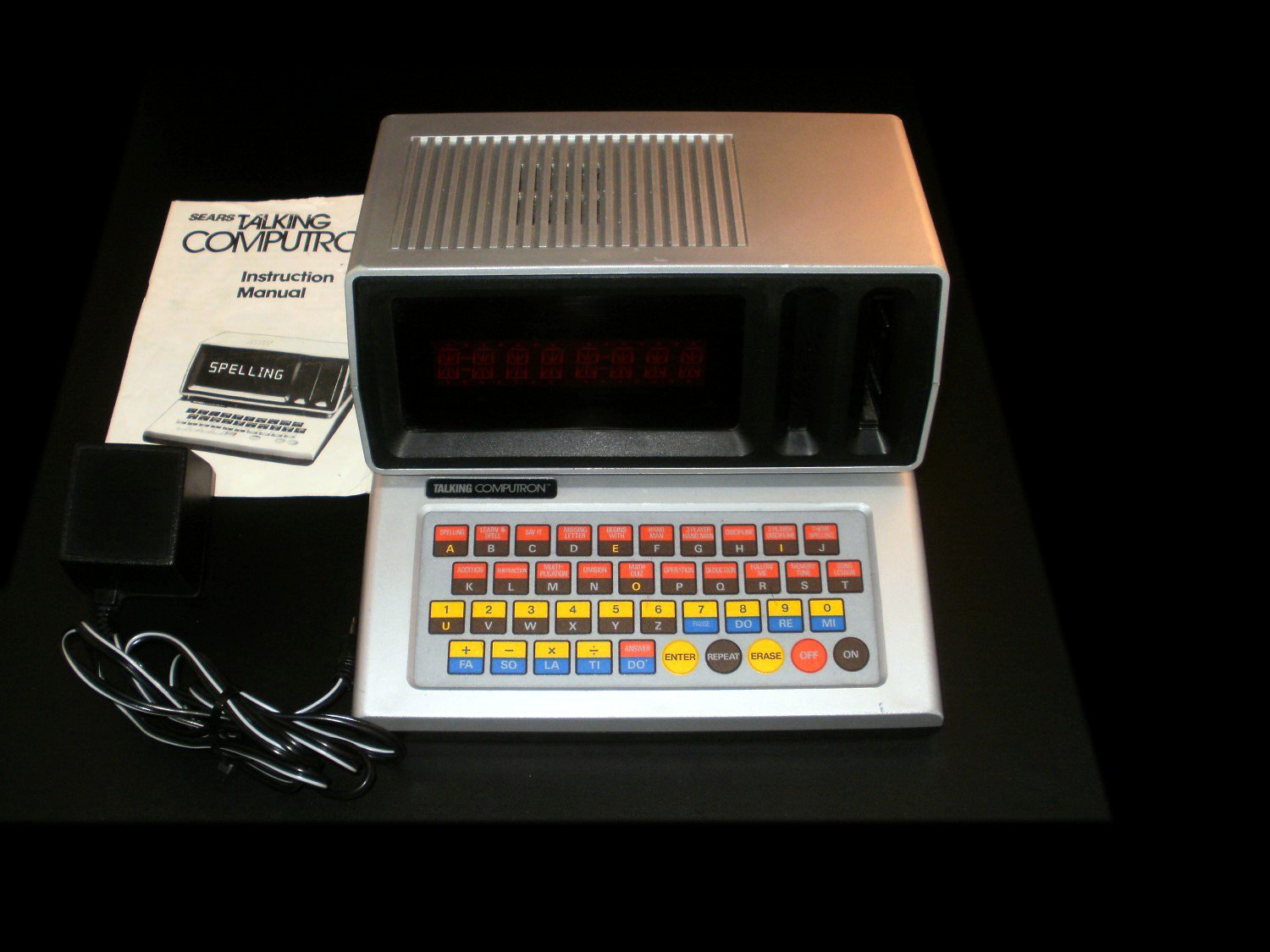 Talking Computron - Vintage Handheld - Sears 1986 - Complete CIB