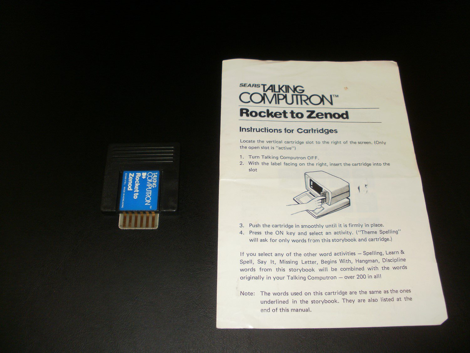 Rocket To Zenod - Sears Talking Computron - With Manual