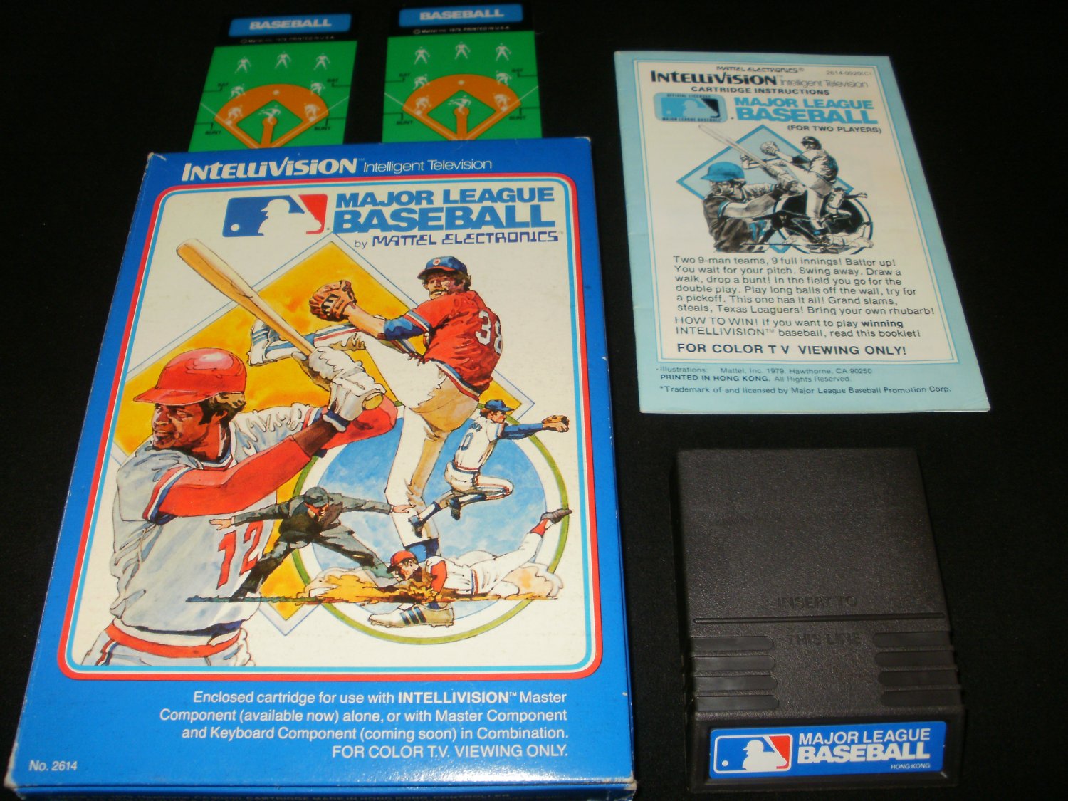 Major League Baseball - Mattel Intellivision - Complete CIB