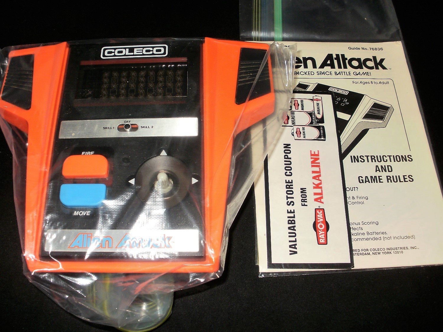 Alien Attack - Vintage Tabletop - Coleco 1981 - Complete CIB