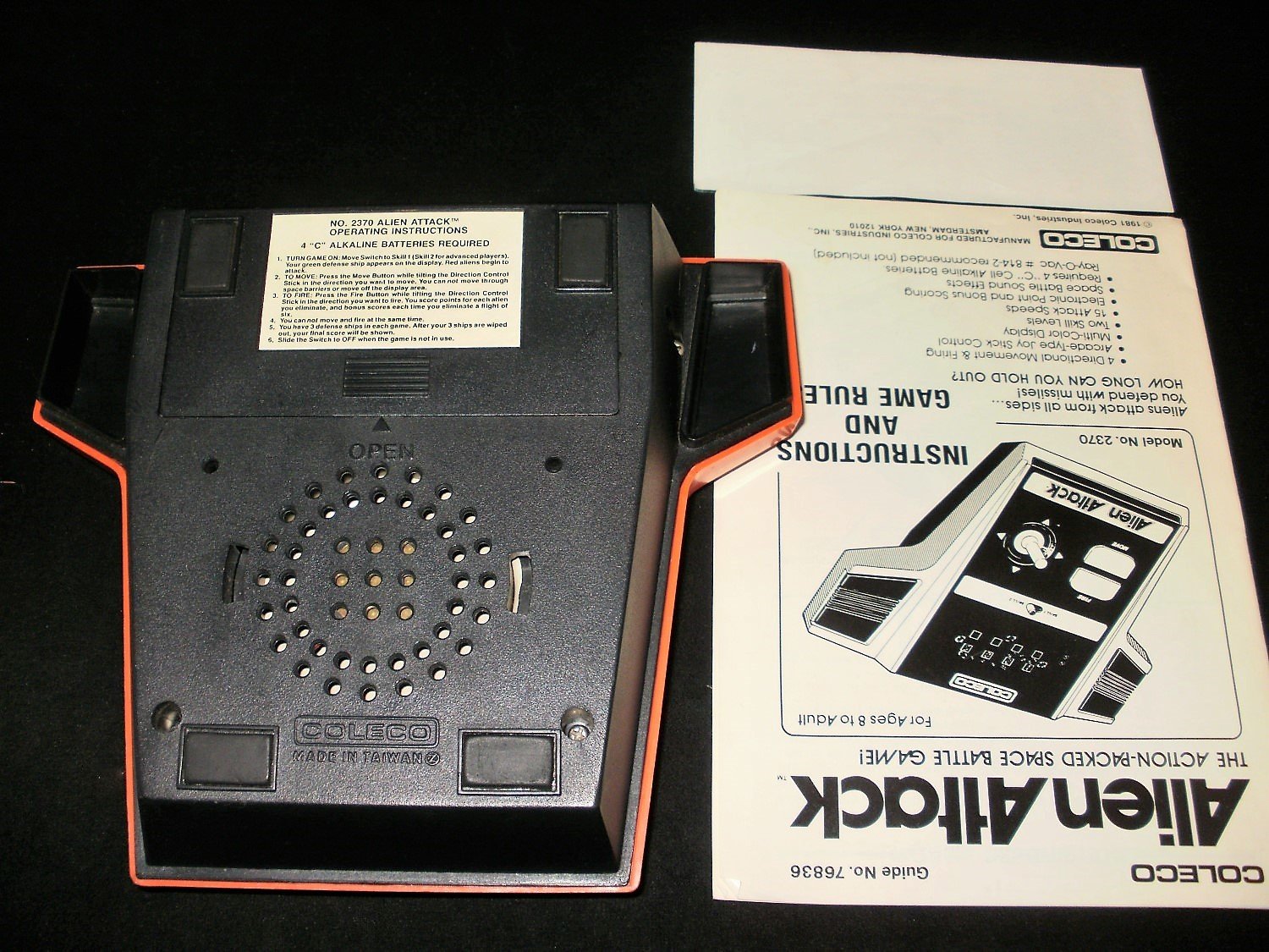 Alien Attack - Vintage Tabletop - Coleco 1981 - Complete CIB