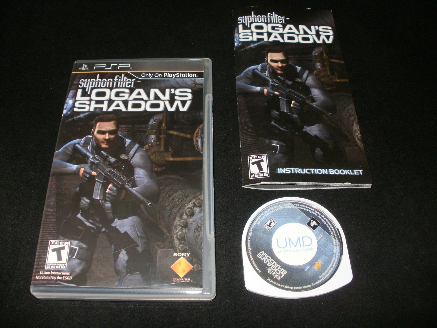 Syphon Filter Logan's Shadow - Sony PSP - Complete CIB