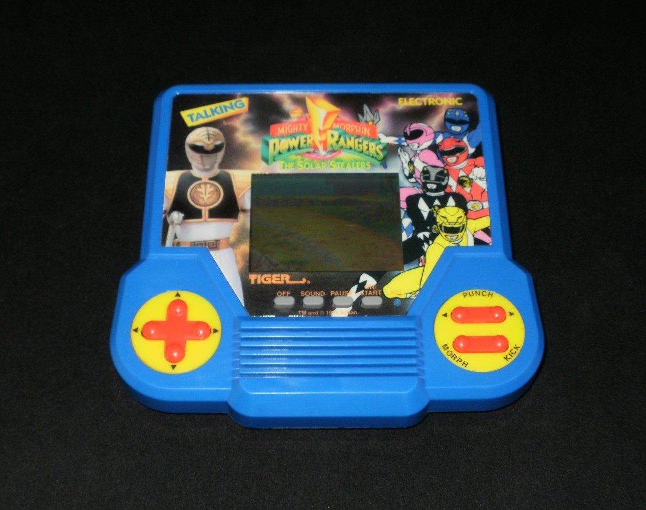 Talking Mighty Morphin Power Rangers - Vintage Handheld - Tiger ...