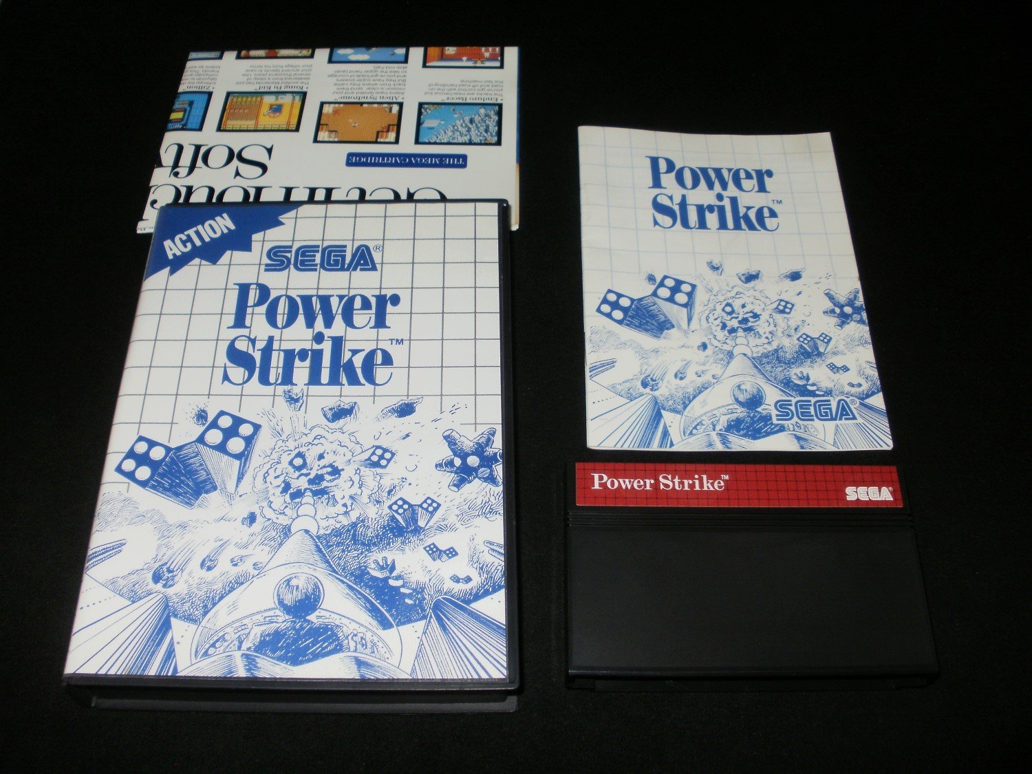 Power Strike - Sega Master System - Complete CIB - Rare