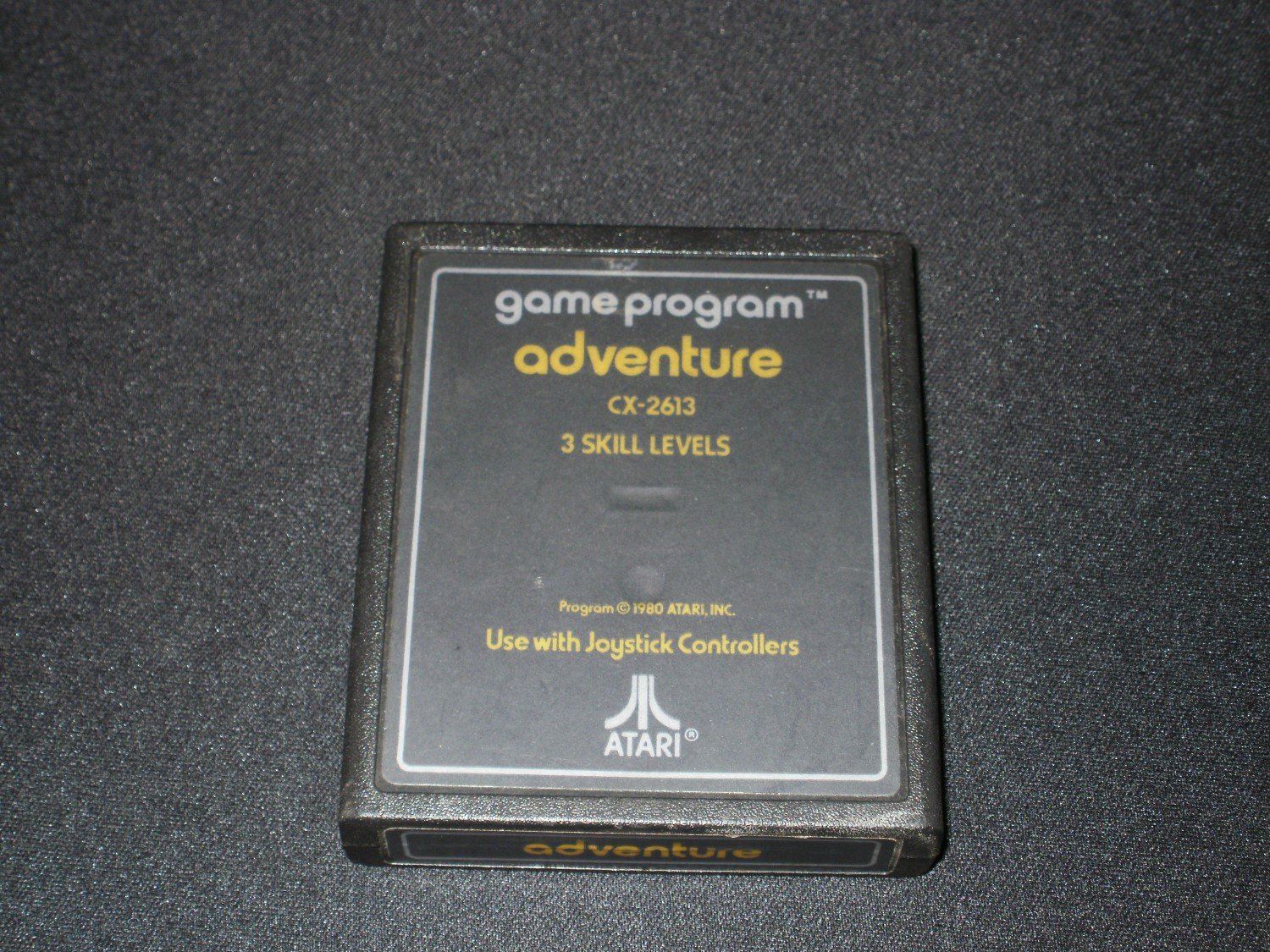 Adventure - Atari 2600 - 1980 Text Label Version