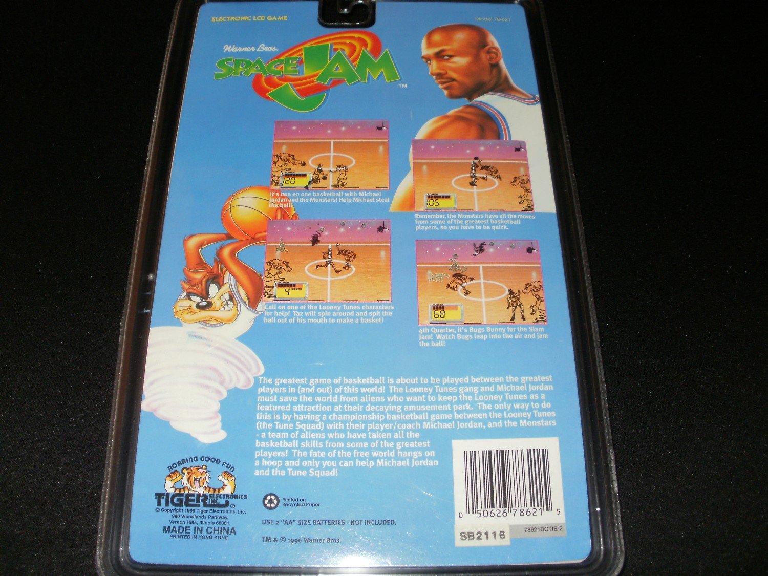 Space Jam - Vintage Handheld - Tiger Electronics 1996 - Brand New ...