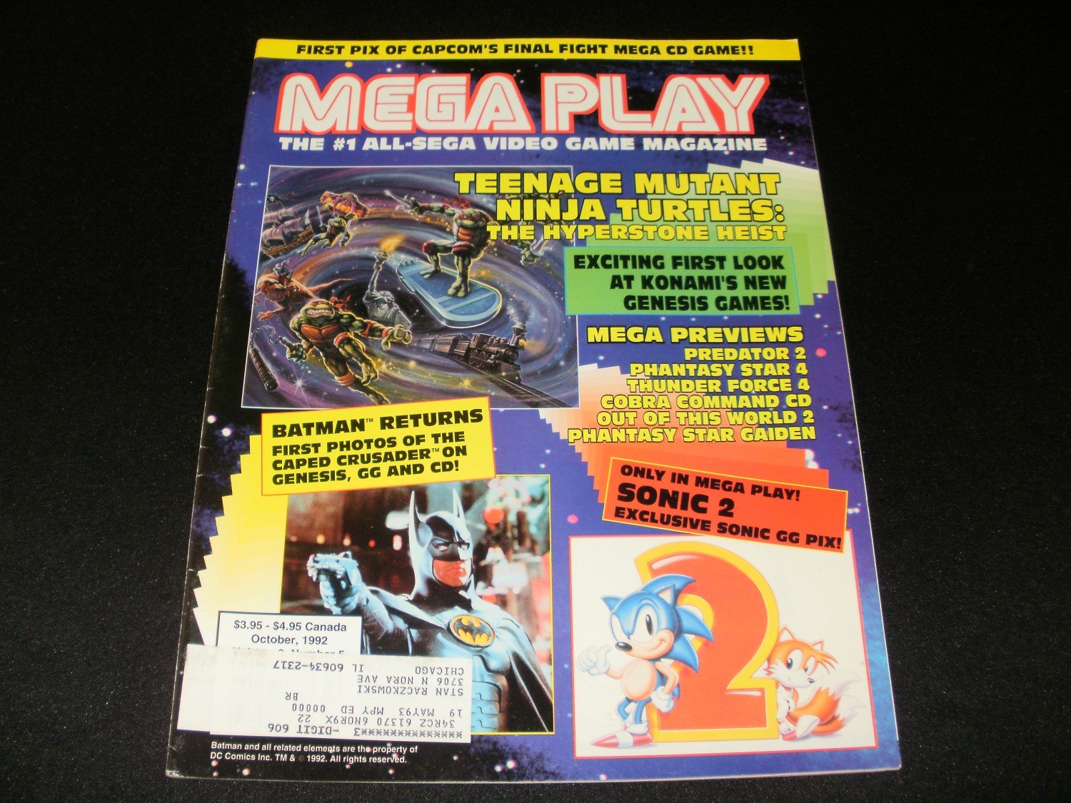 Mega Play Magazine - October 1992 - Volume 3 - Number 5