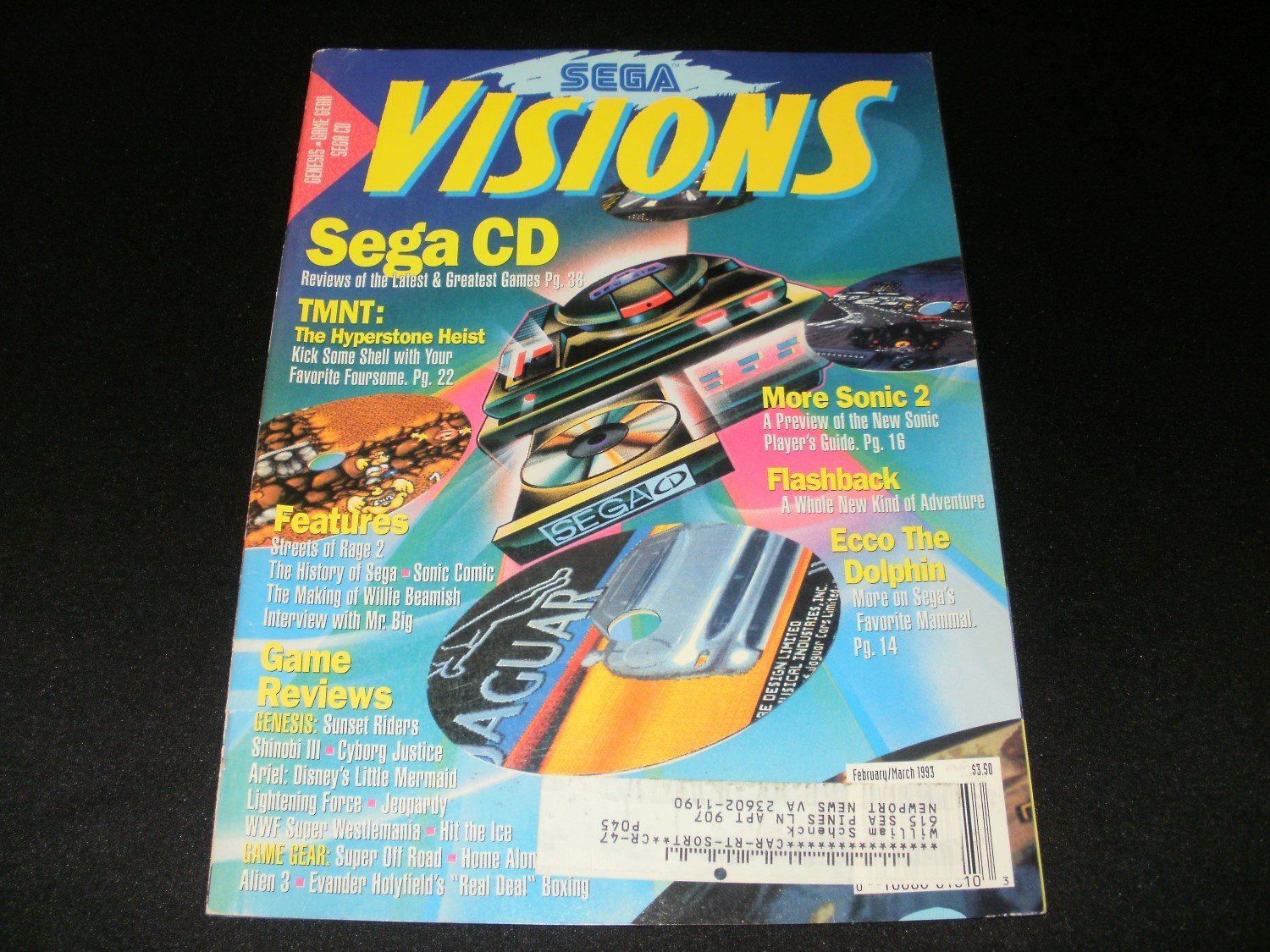 Sega Visions Magazine - February, March 1993