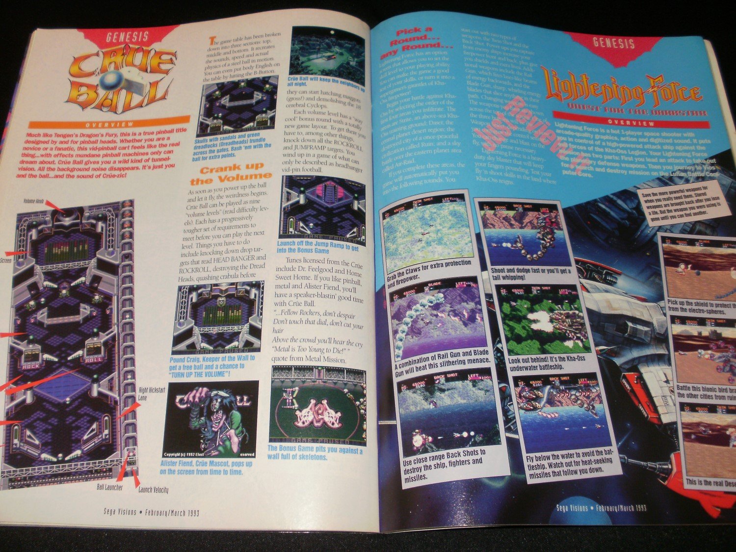 Sega Visions Magazine - February, March 1993