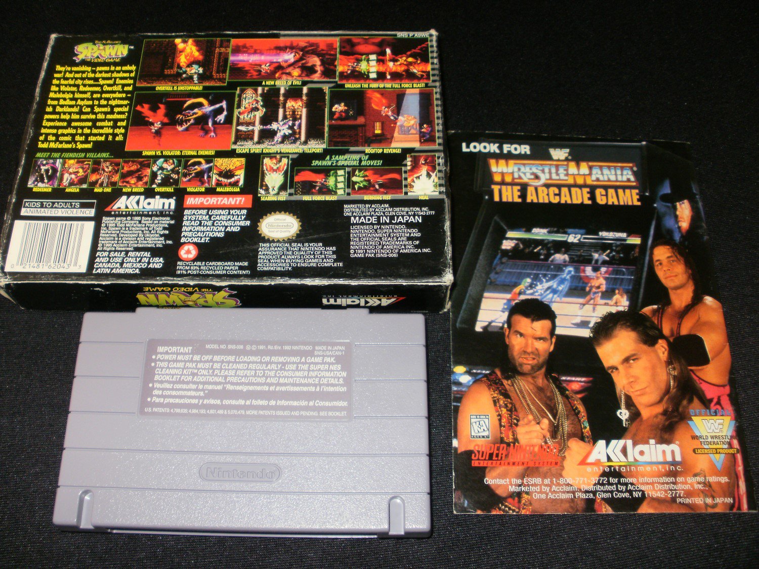 Spawn - SNES Super Nintendo - Complete CIB