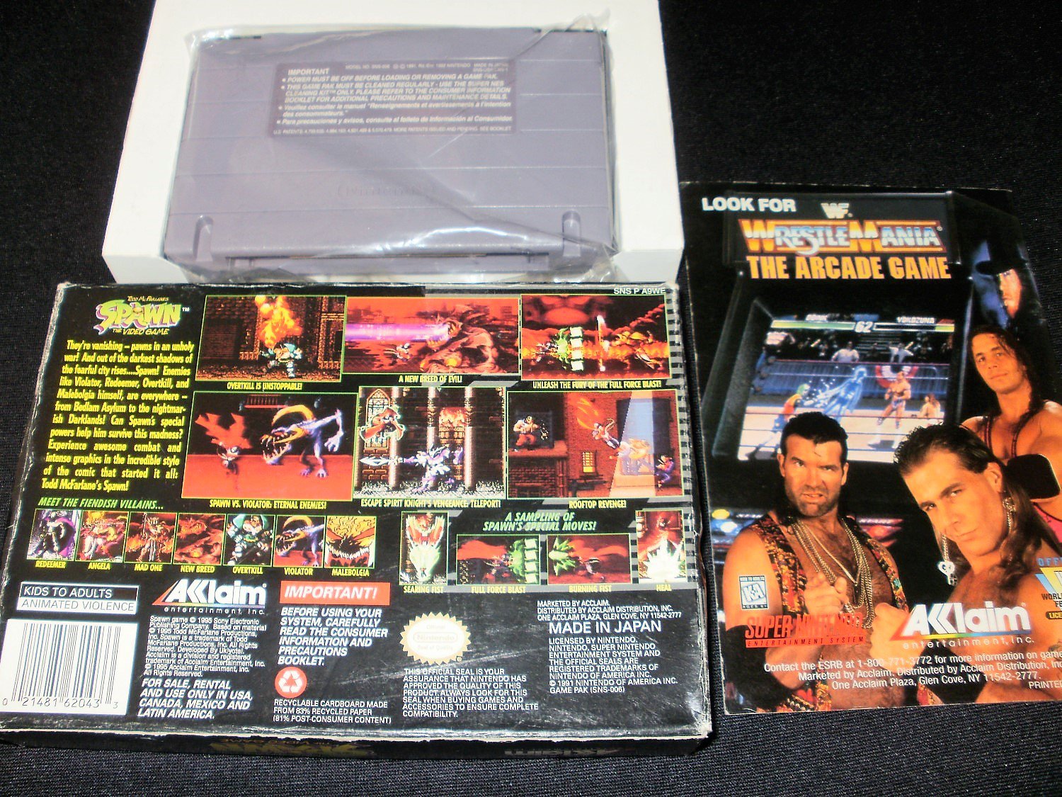 Spawn - SNES Super Nintendo - Complete CIB