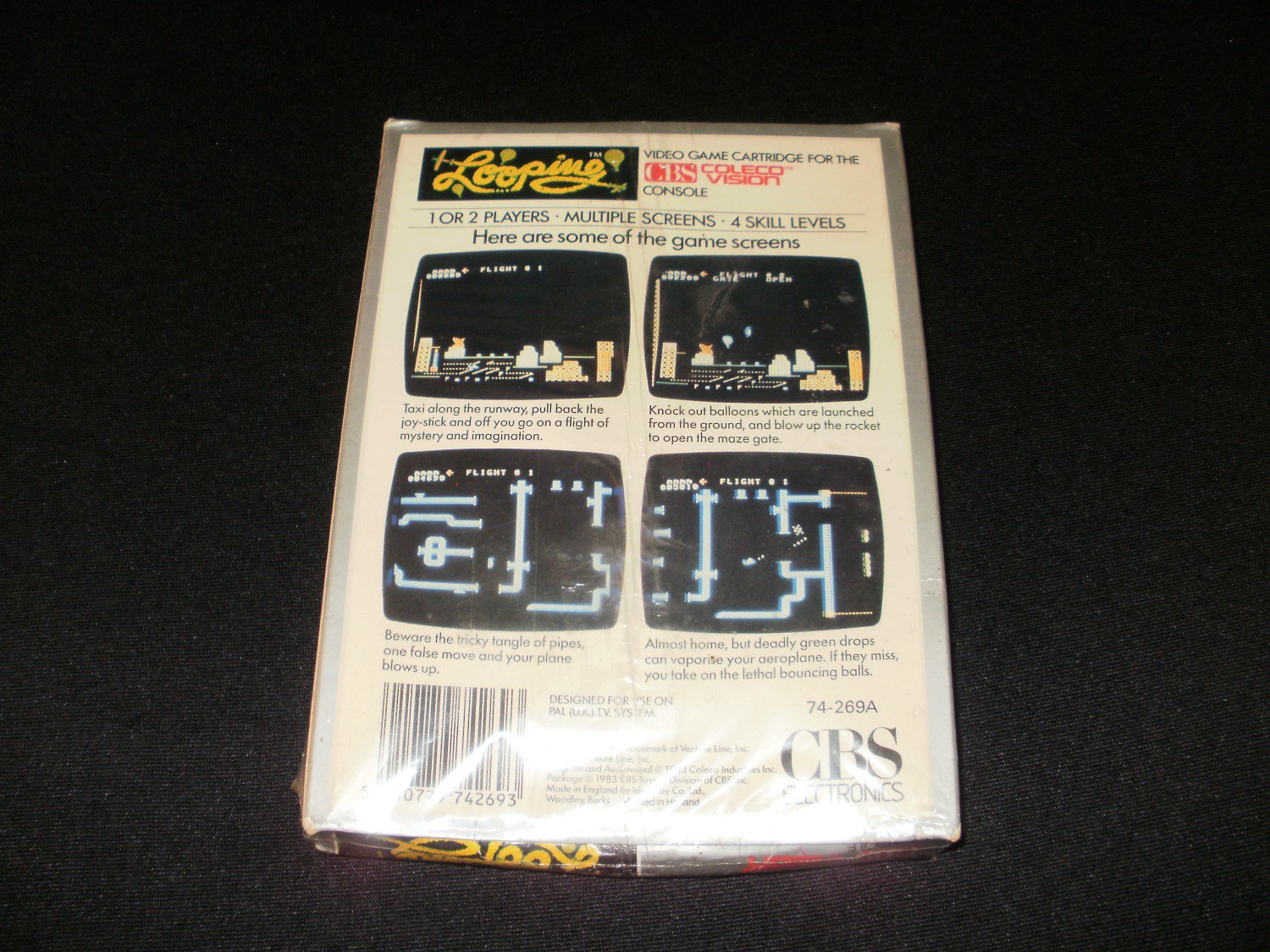 Looping - Colecovision - New Factory Sealed - PAL European Version