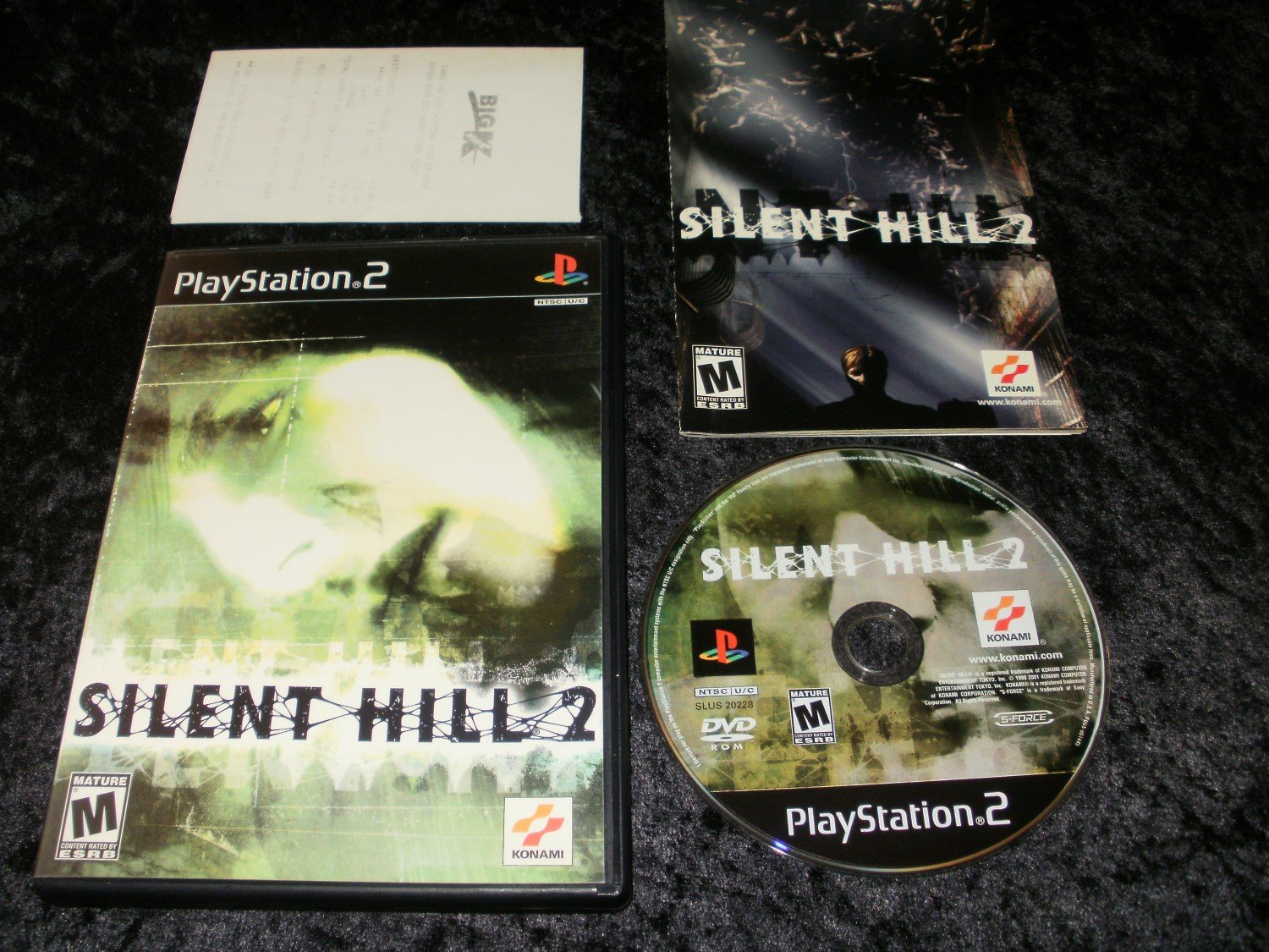 Silent Hill 2 - Sony PS2 - Complete CIB - 2001 Black Label Original Release