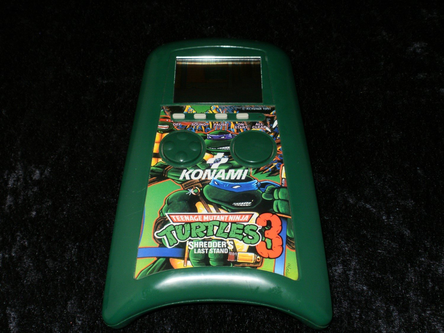Teenage Mutant Ninja Turtles 3 - Vintage Handheld - Konami 1989 ...