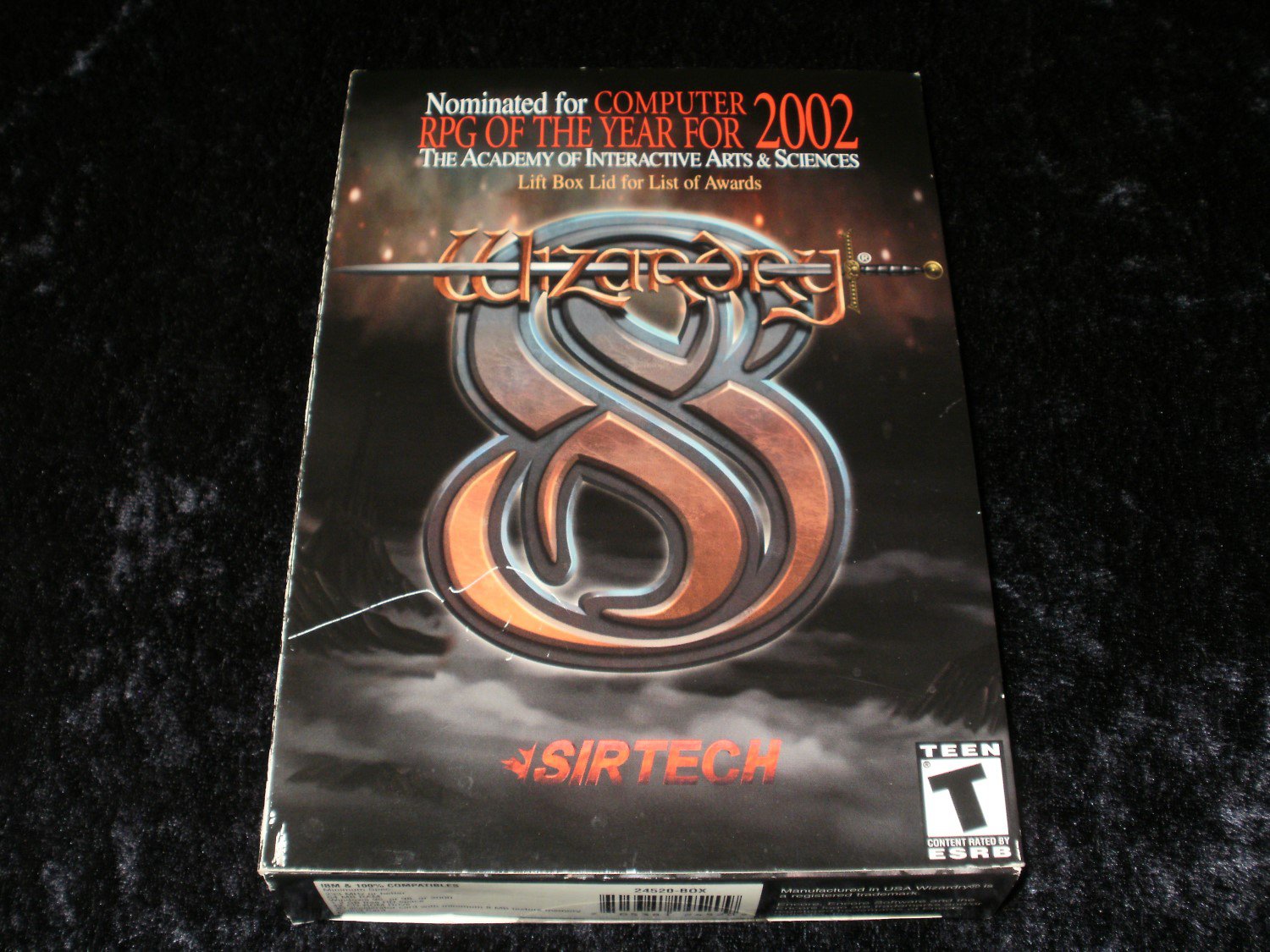 Wizardry 8 - 2001 Sirtech - Windows PC - With Box - Encore 2003 Re-Release