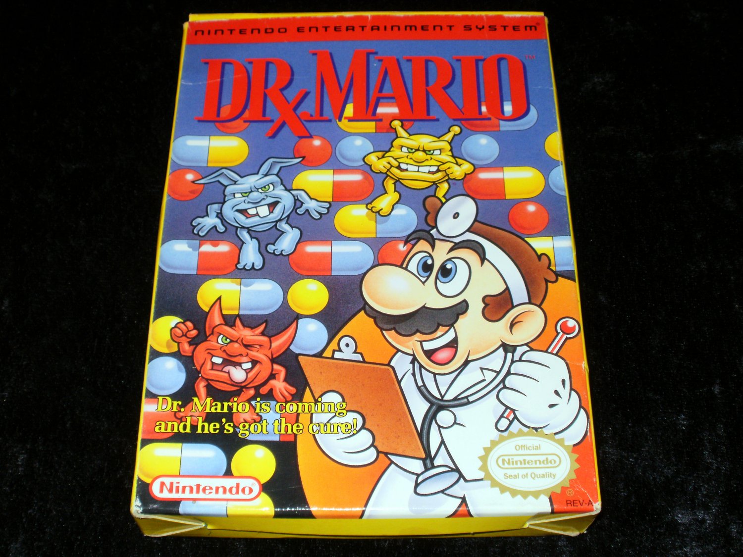Dr Mario Nintendo Nes Complete Cib