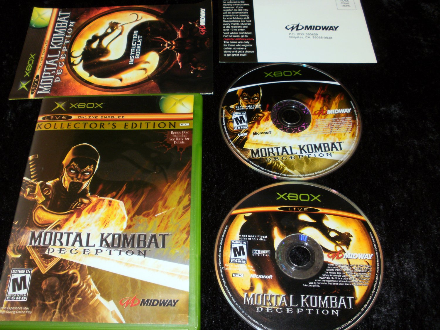Mortal Kombat Deception - Scorpion Kollector's Edition - Xbox ...