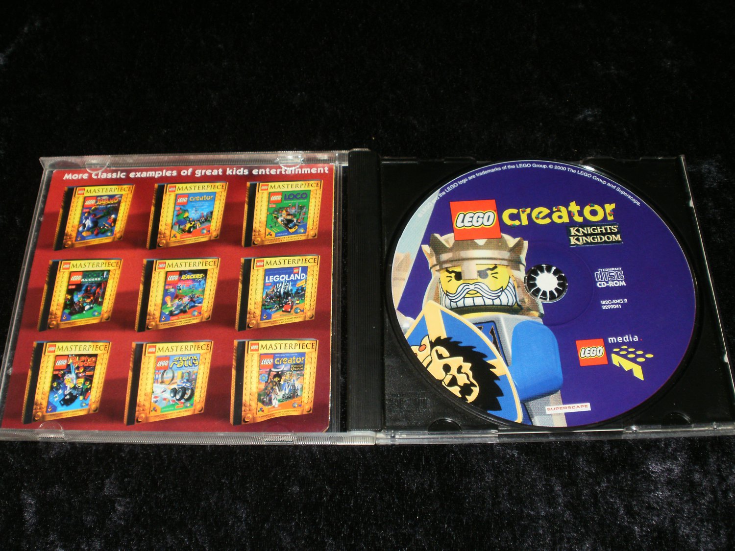 LEGO Creator Knight's Kingdom - 2000 LEGO Media - IBM PC - With Manual