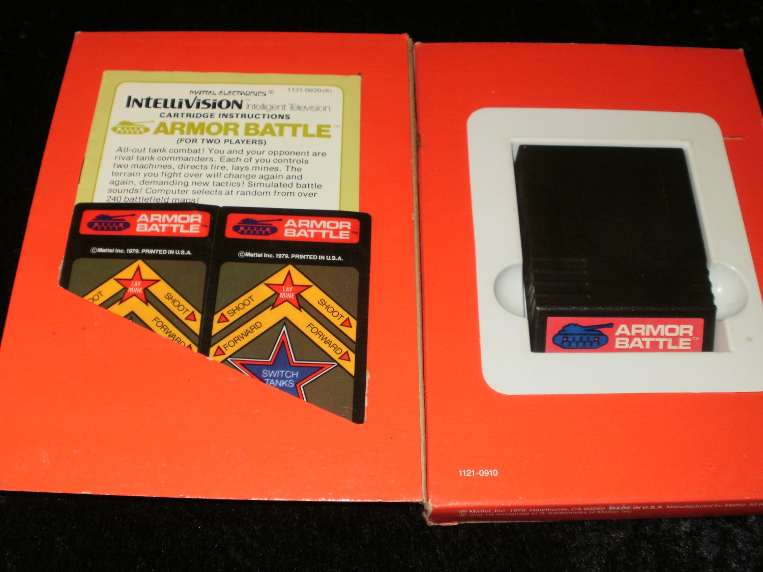 Armor Battle Mattel Intellivision Complete Cib