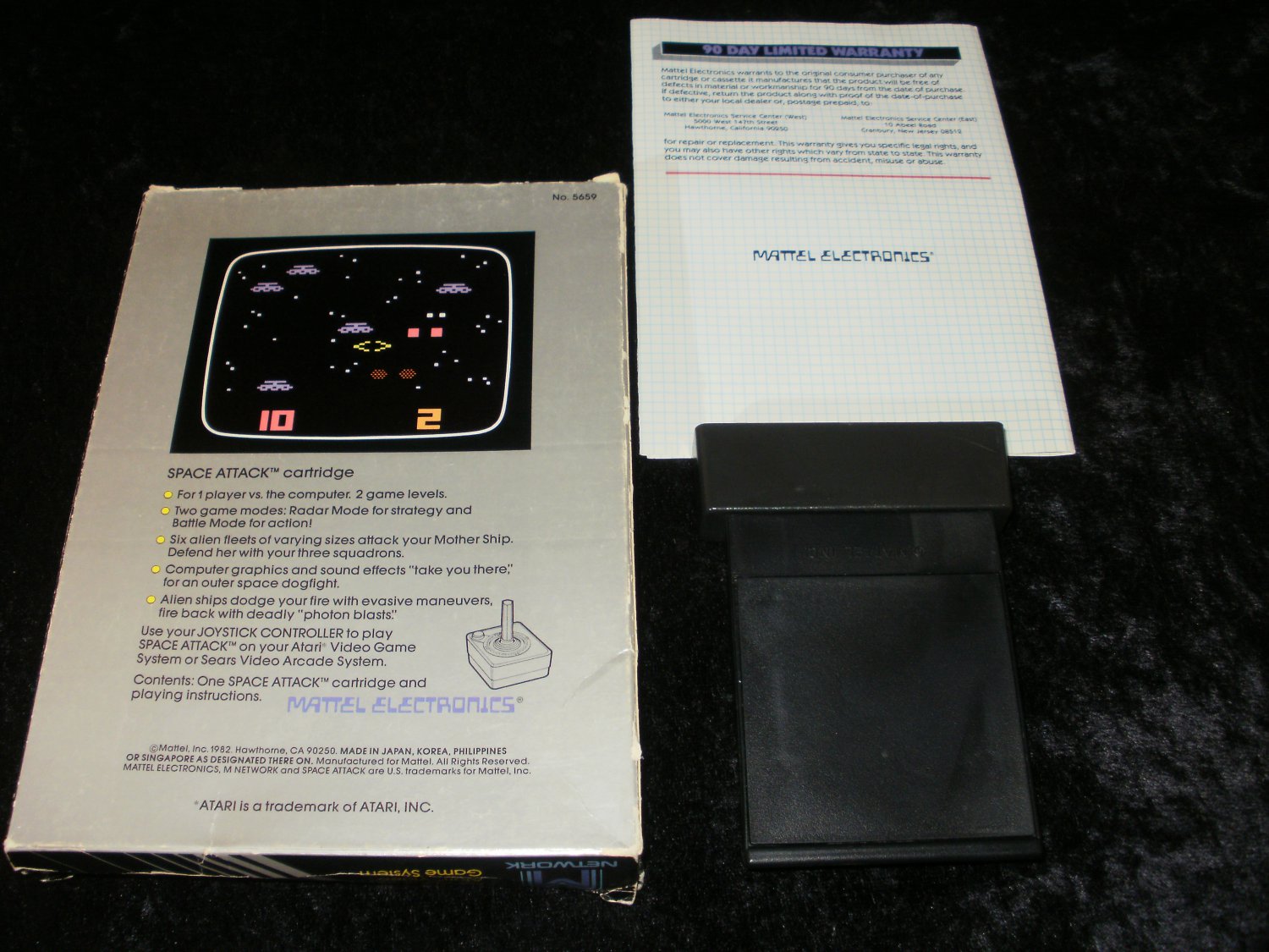Space Attack - Atari 2600 - Complete CIB