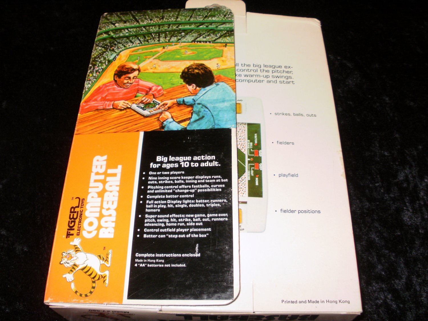 Computer Baseball - Vintage Tabletop - Tiger Electronics 1979 ...