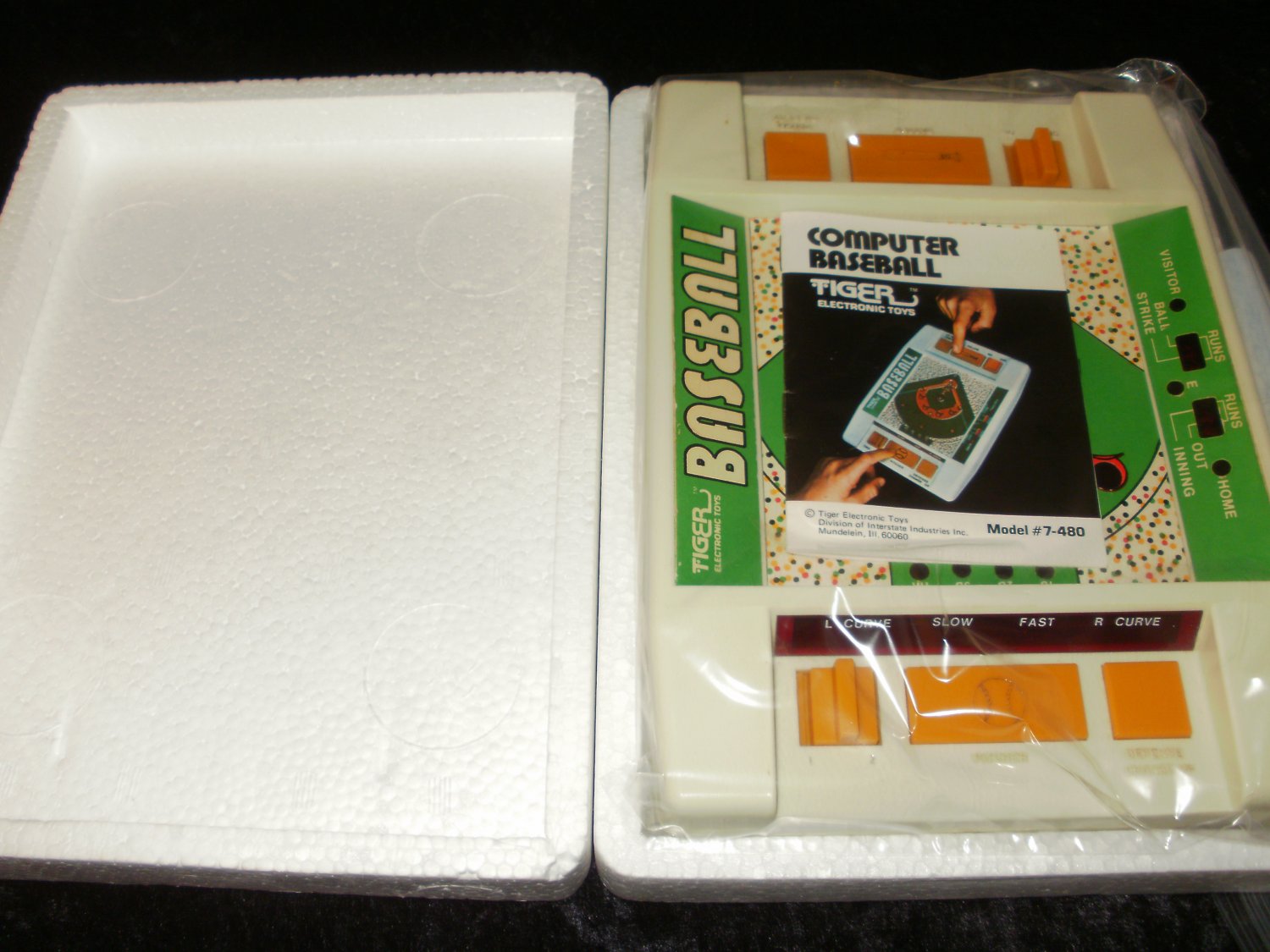 Computer Baseball - Vintage Tabletop - Tiger Electronics 1979 ...