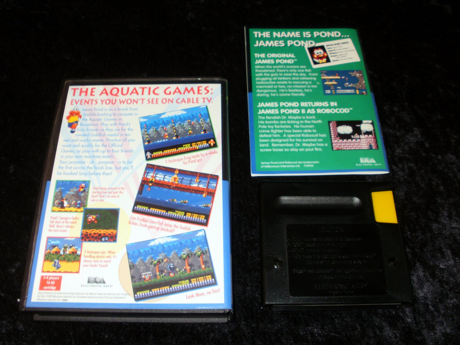 Aquatic Games Starring James Pond and the Aquabats - Sega Genesis ...