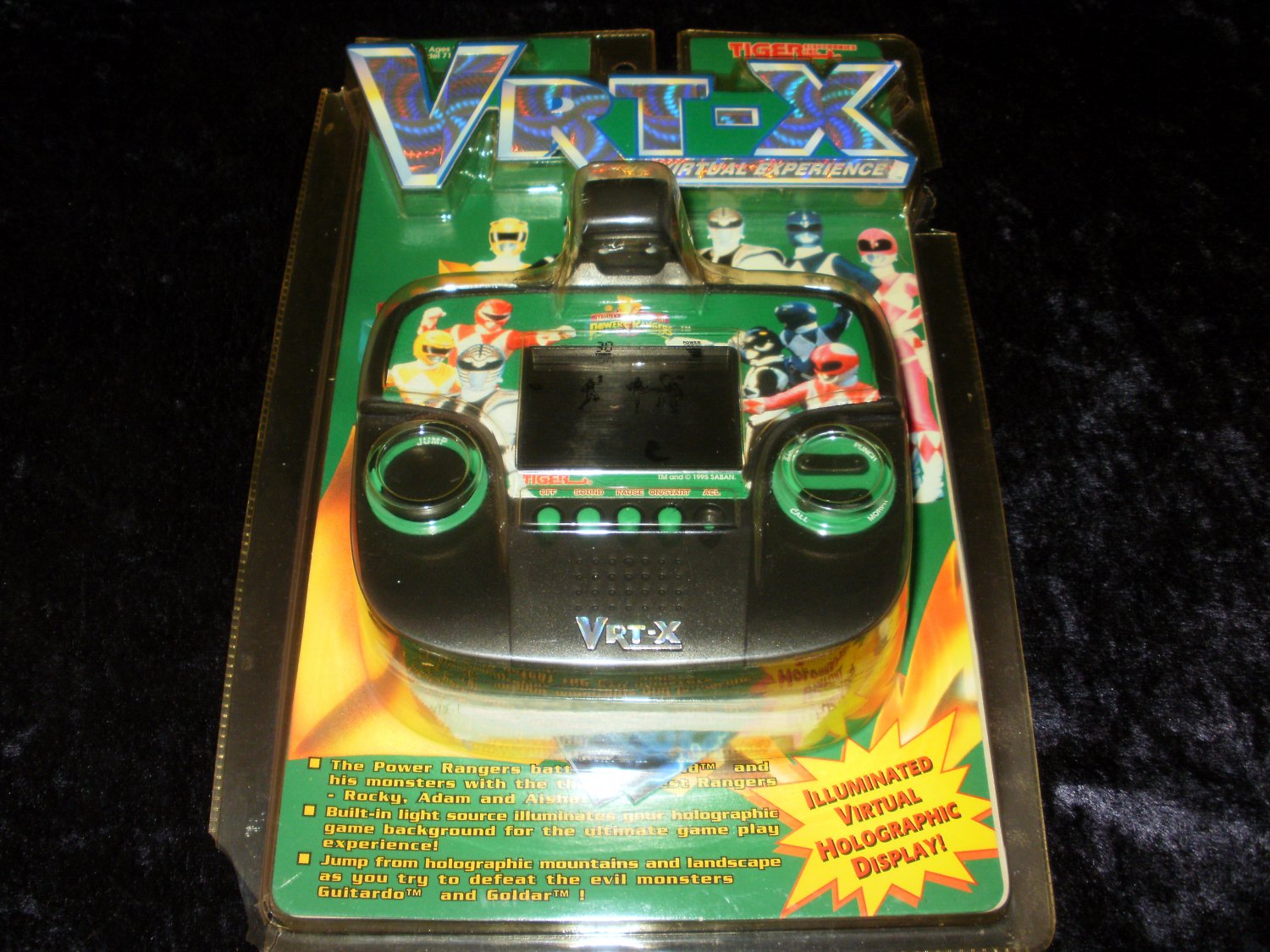 Mighty Morphin Power Rangers VRT X - Vintage Handheld - Tiger ...