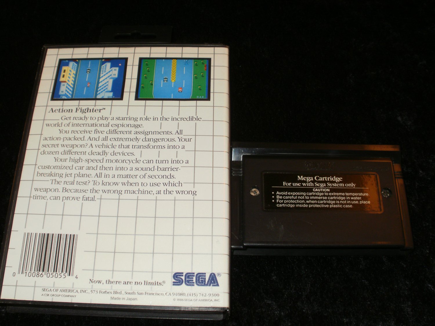 Action Fighter - Sega Master System - With Box