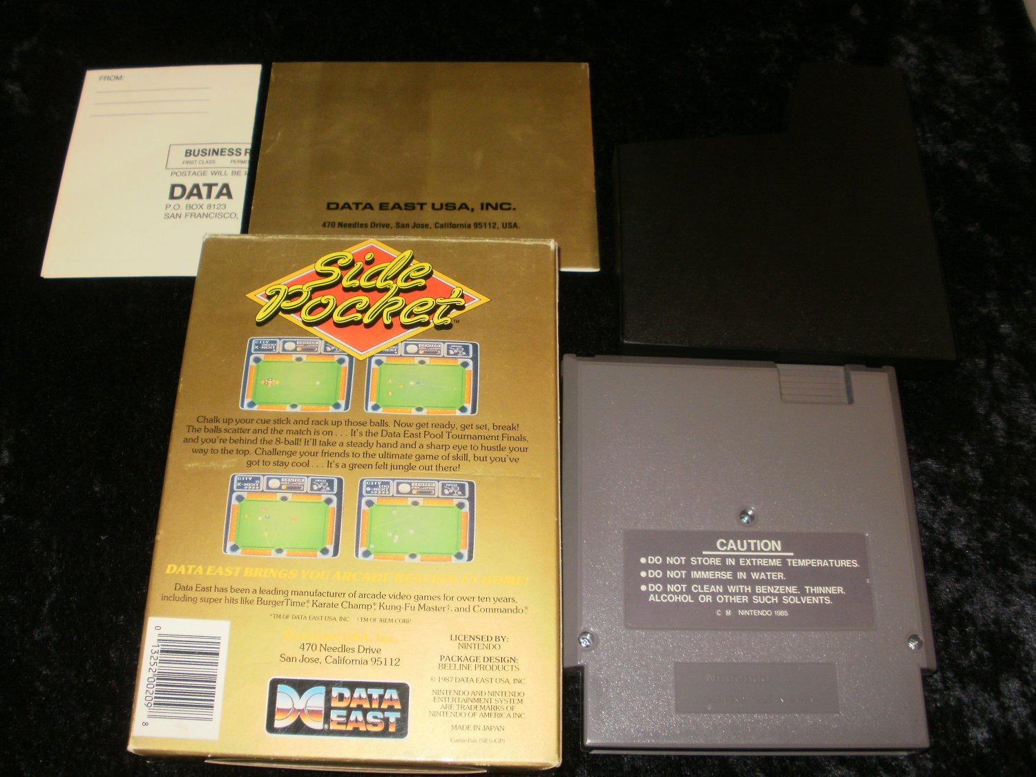 Side Pocket - Nintendo NES - Complete CIB