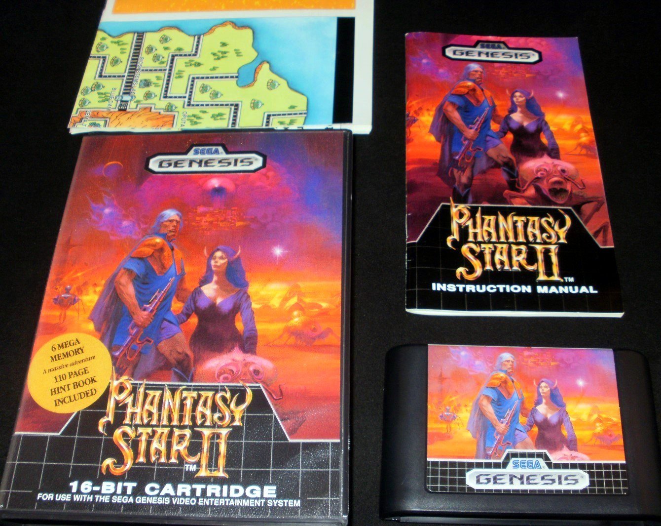 Phantasy Star II - Sega Genesis - Complete CIB