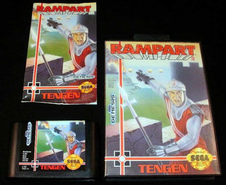 Rampart - Sega Genesis - Complete CIB