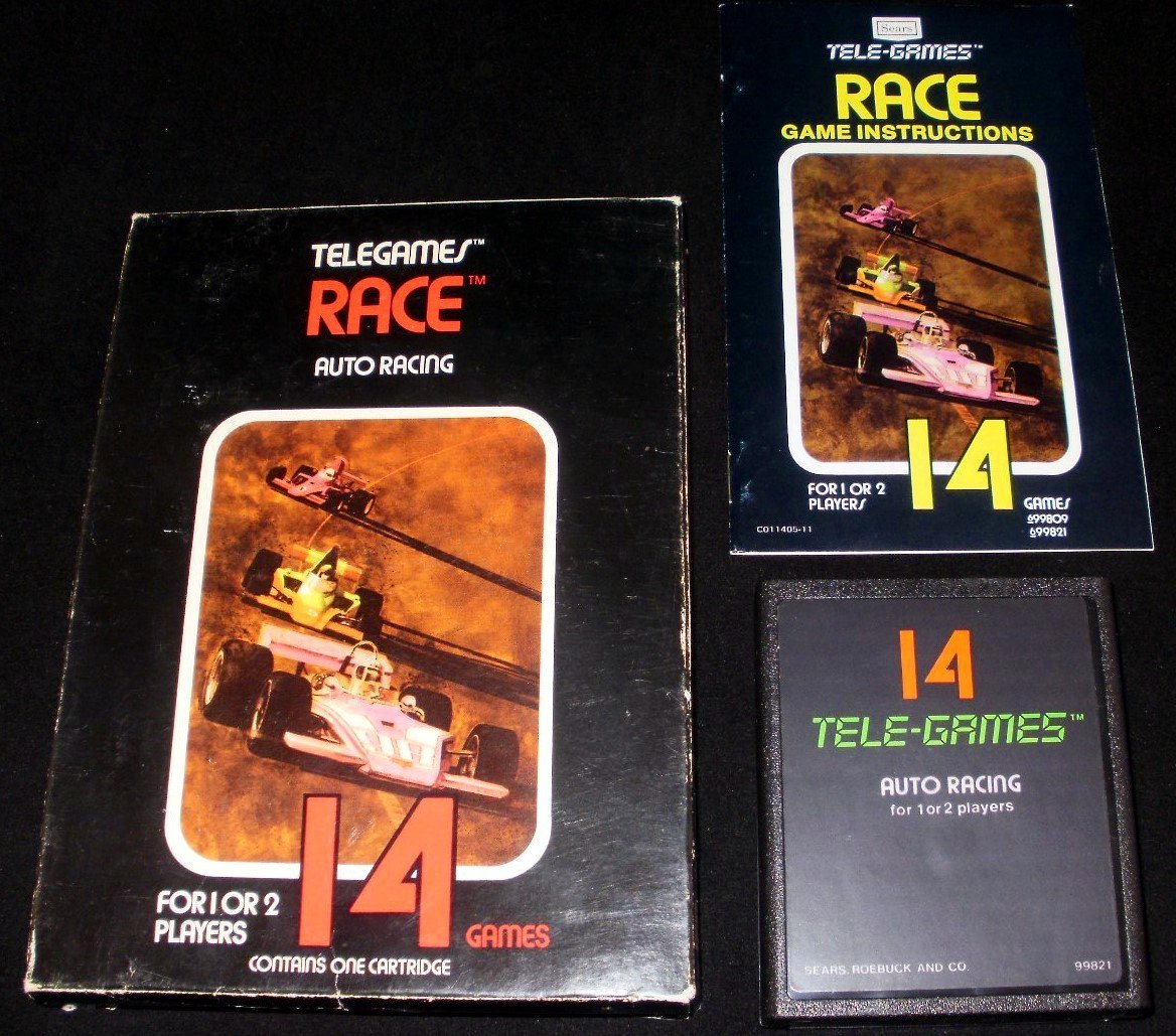 Race - Atari 2600 - Complete CIB - Rare