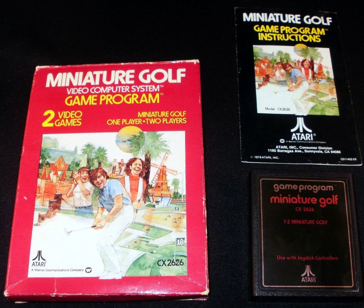 Miniature Golf - Atari 2600 - Complete CIB